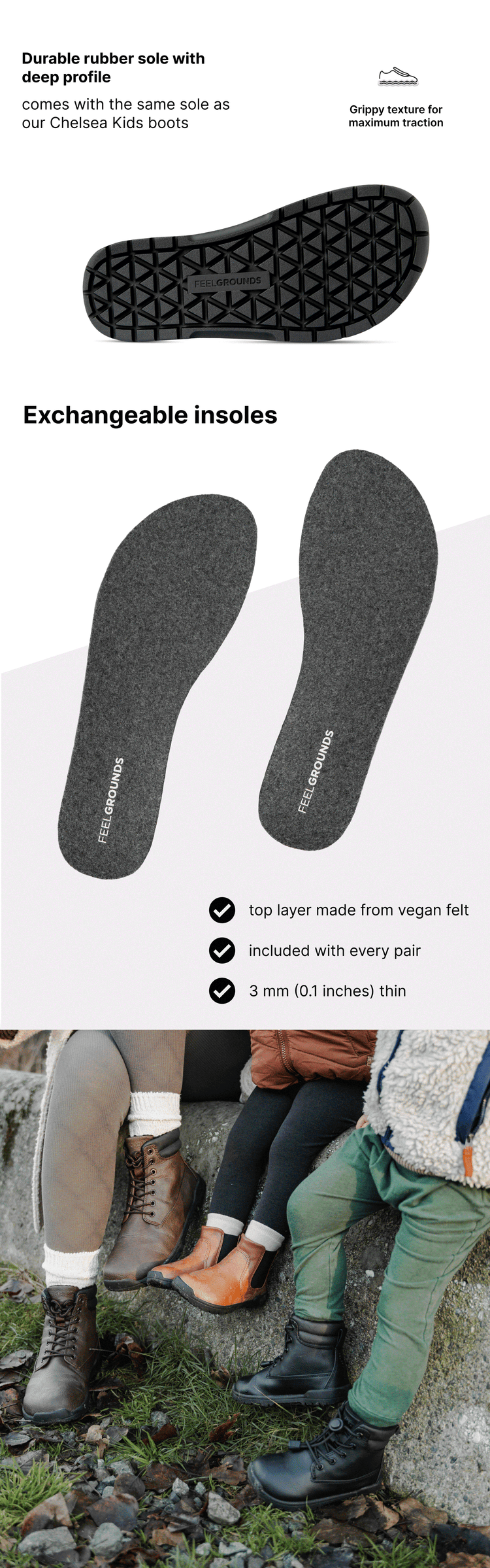 Patrol Winter Kids - All Black ǀ Feelgrounds